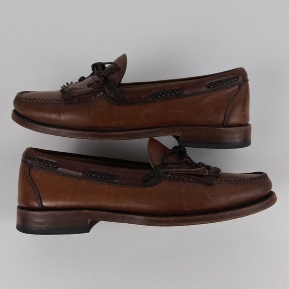 Allen Edmonds | Shoes | Allen Edmonds Brown Leather Loafers Men Size 8e ...